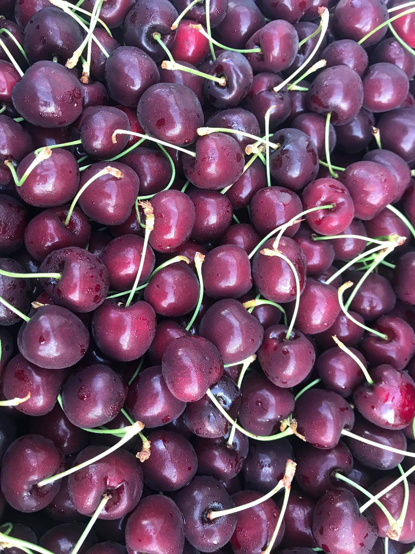 Greek cherries, Kordia. Fresh delivery. 26+ and 28+