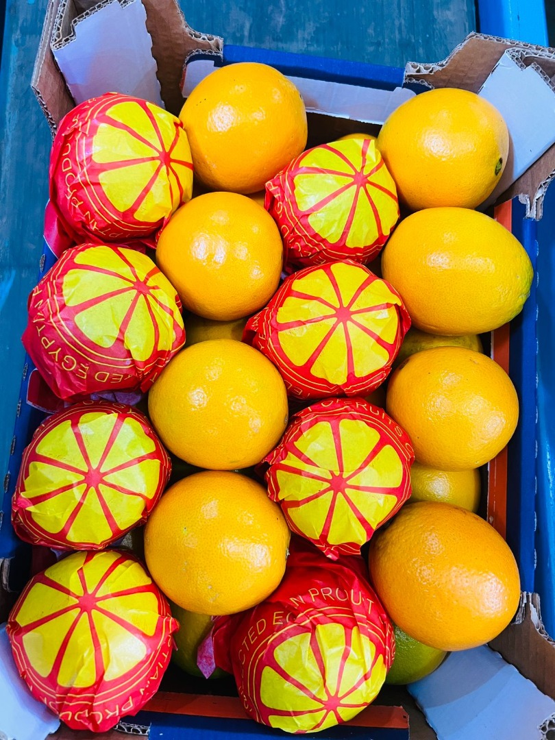 Arance Navel e Valencia Telescopiche e aperte, Misura